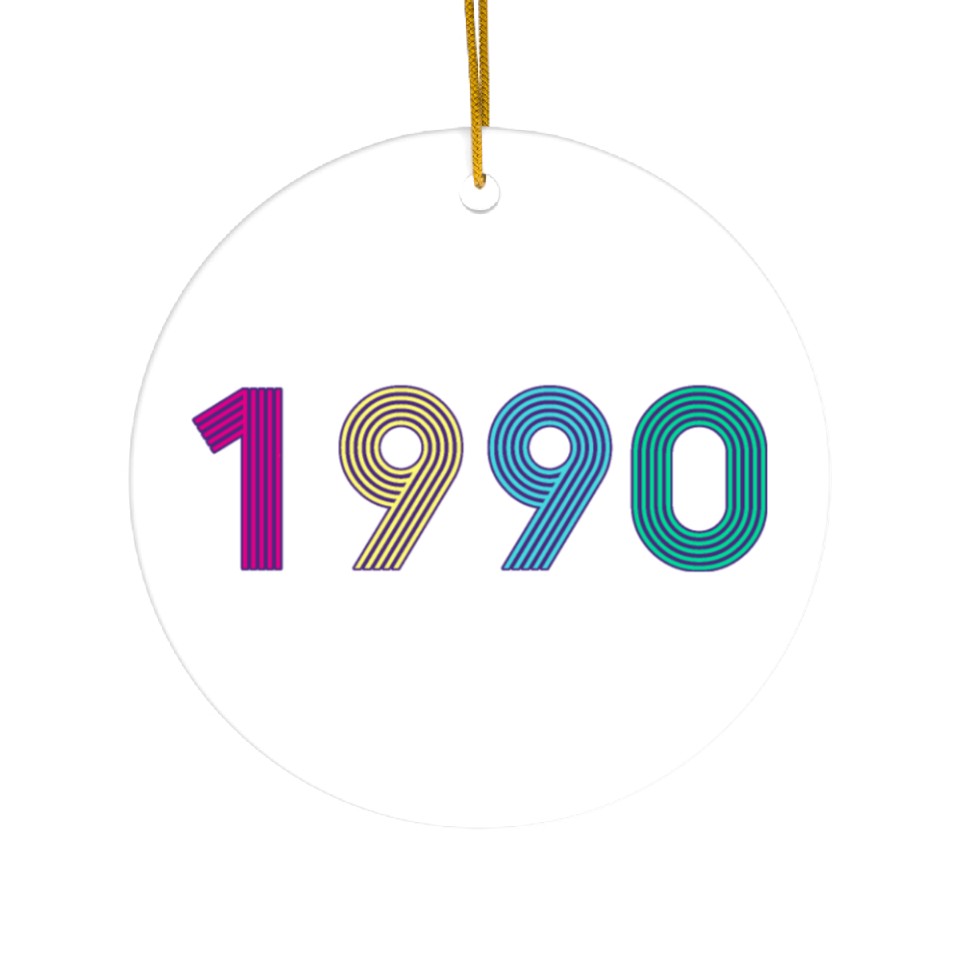 Year 1990 - 90s Colors Ceramic Ornaments | ID 41412365 by Camila ...