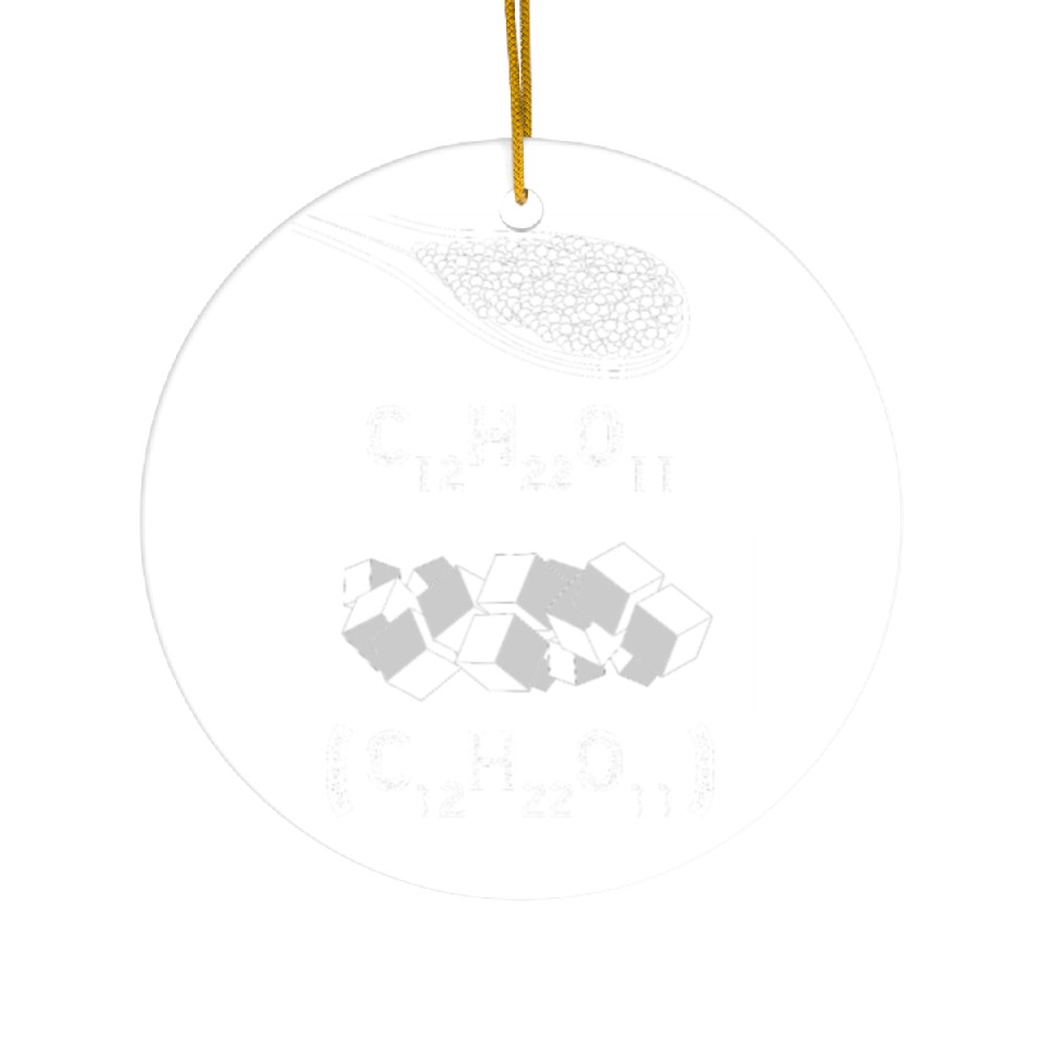 Sucrose Molecule Periodic Table Organic Chemistry Ceramic Ornaments ...