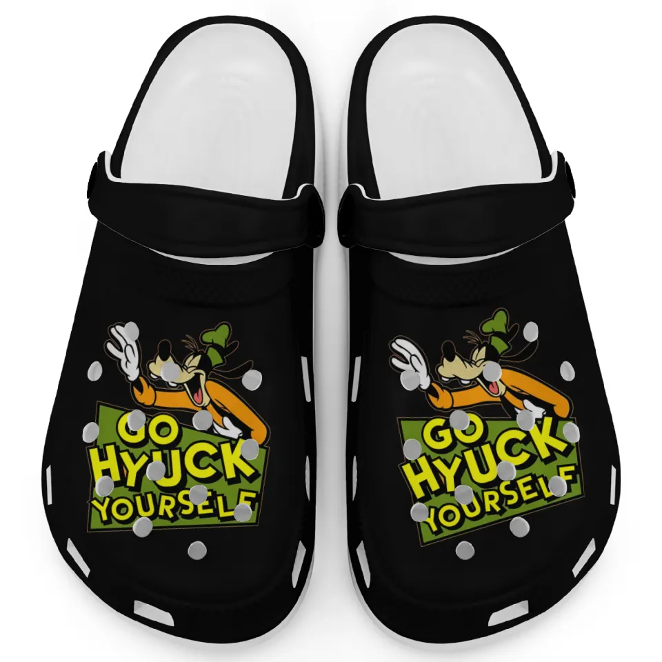 Goofy Disney Go Hyuck Yourself Clogs, Disney A Goofy Movie Goofy ...
