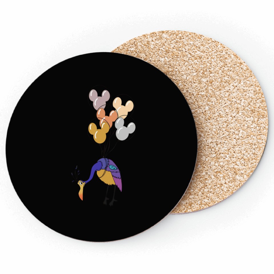 Pixar Up Movie Kevin Mickey Balloon Coasters / Disney Kevin Up | ID ...