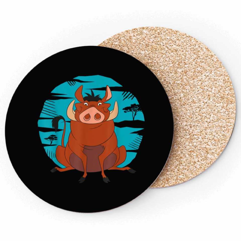 Disney The Lion King Happy Pumbaa Coasters | ID 20672660 by Barry Cohen ...