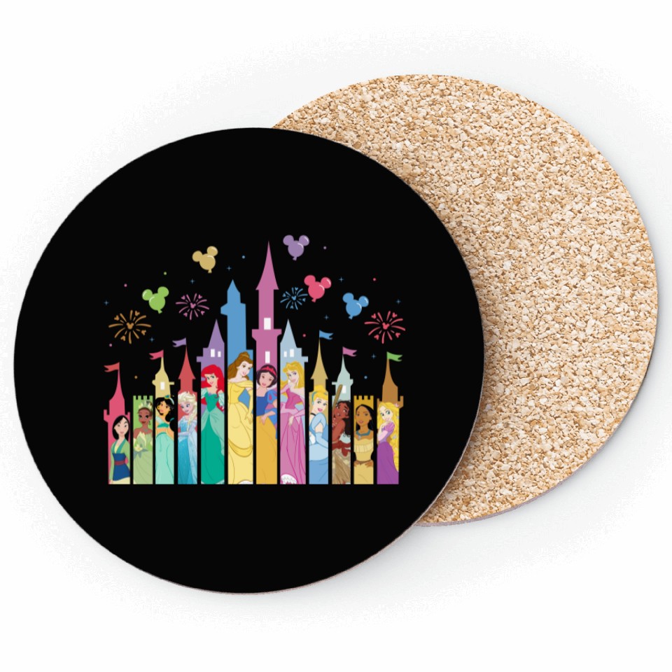 Disney Princess Coasters, Disney Princess Birthday Coasters | ID ...
