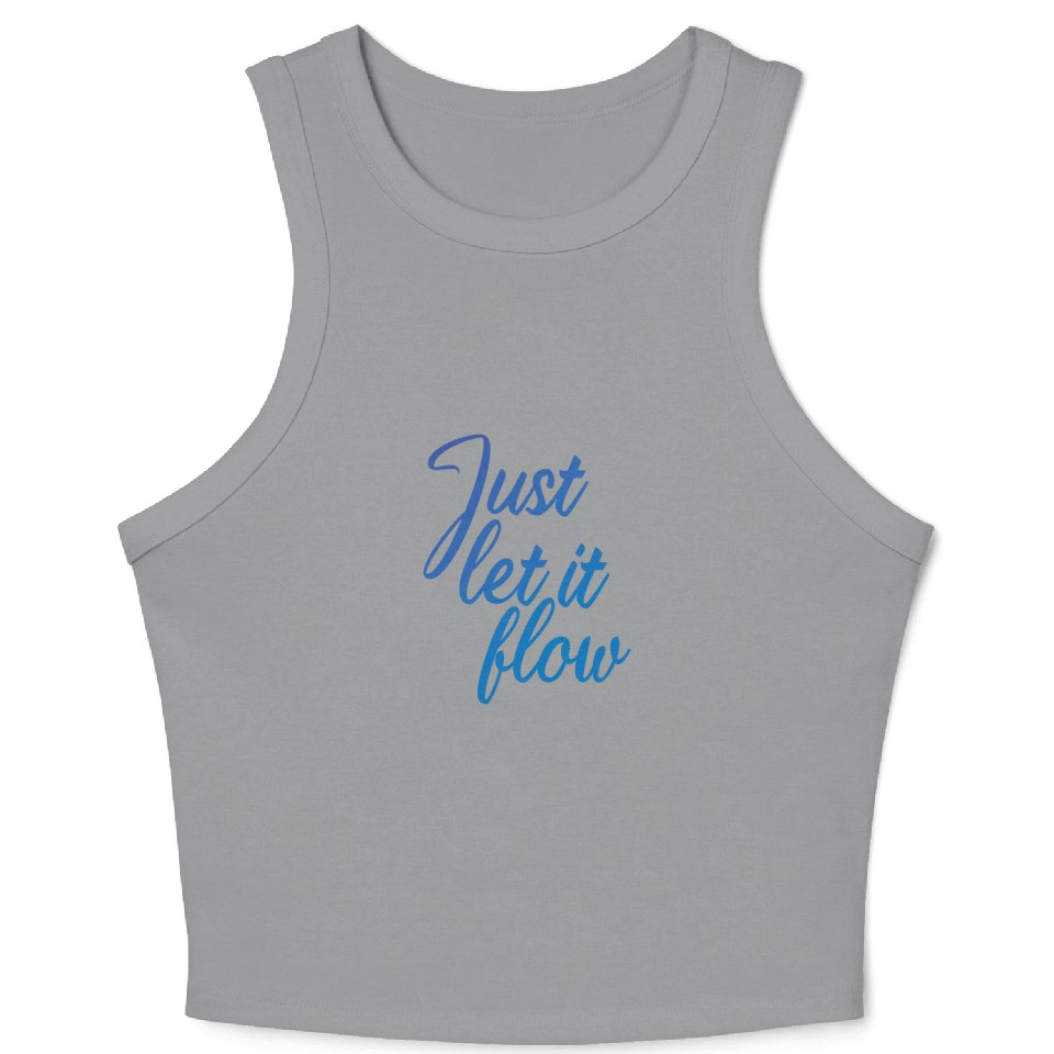 Women's Athletic Heather XL Just Let It Flow Just Let It Flow ...
