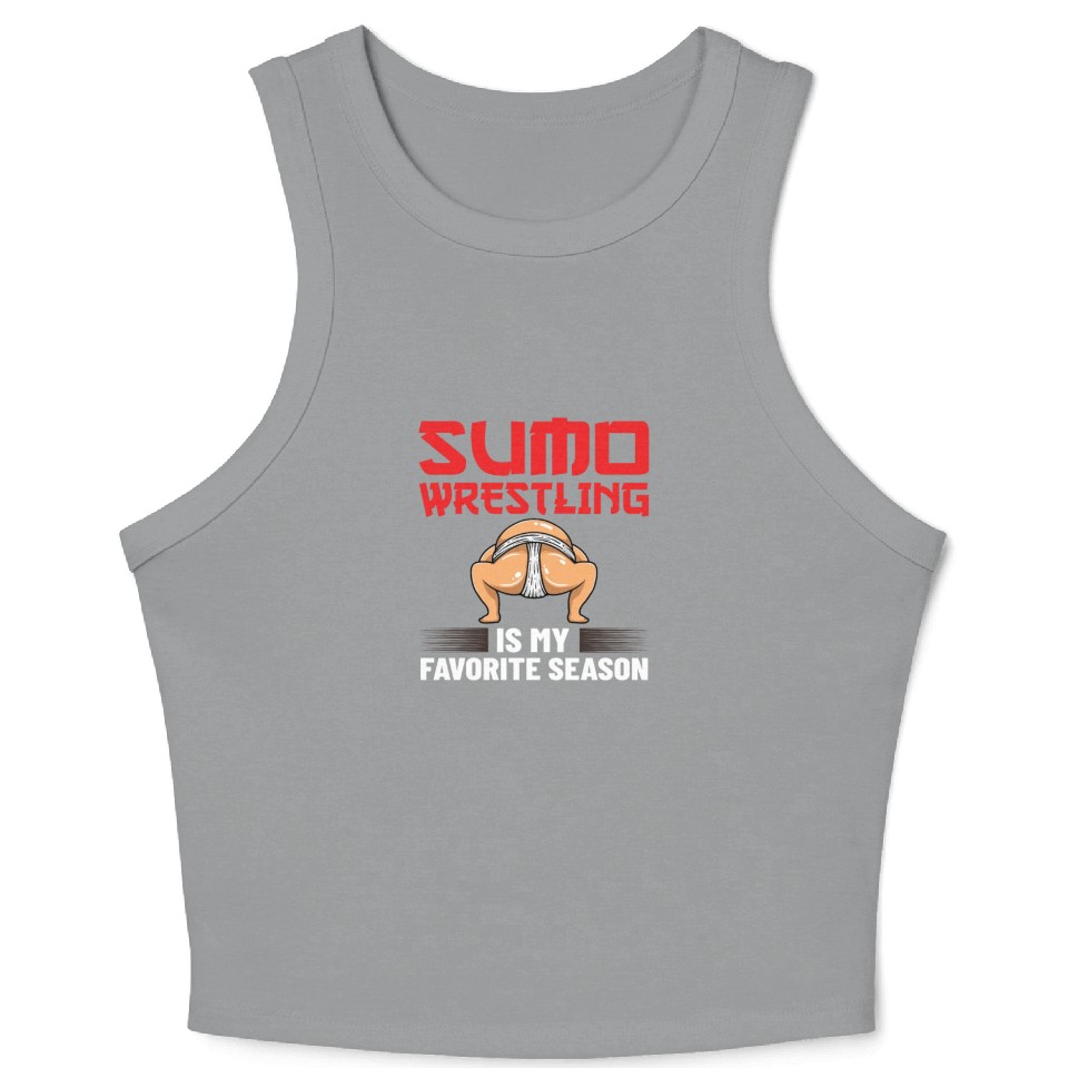 Sumo Wrestling Japanese Wrestler Sport Mawashi Crop Tank Top | ID ...