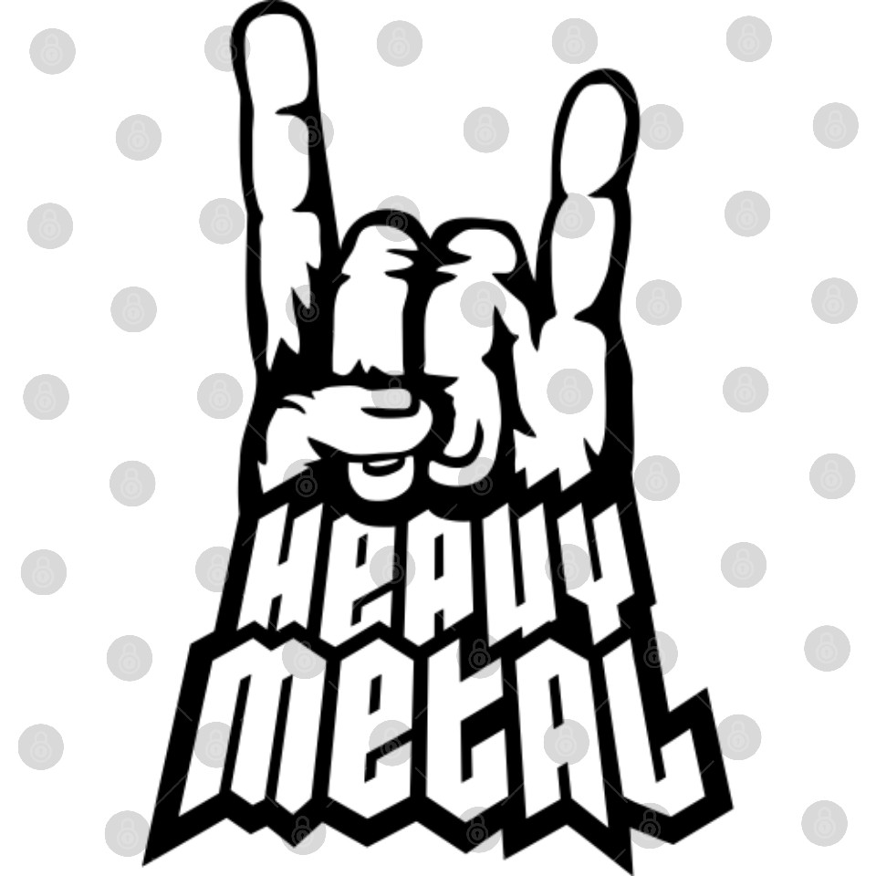 Hand sign heavy metal Digital Files | ID 54606936 by Camila Fernandes ...