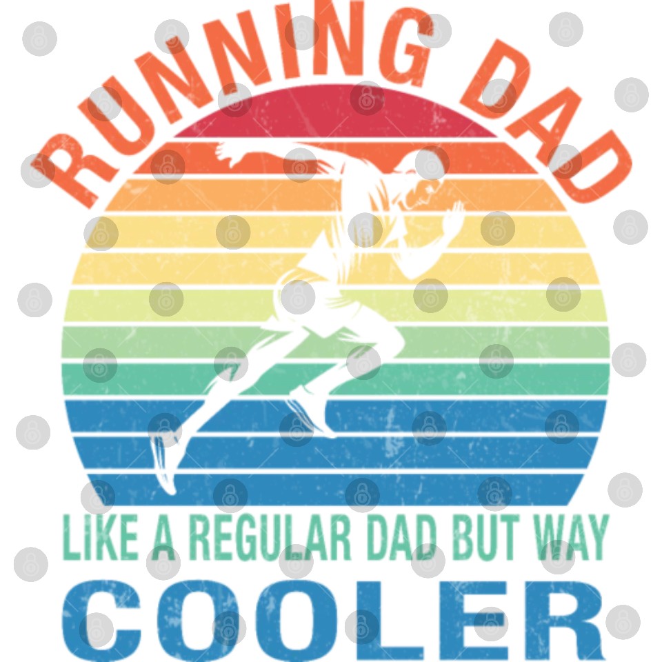 Cool Running Dad Running Lover Dad Jogging Father Digital Files | ID ...
