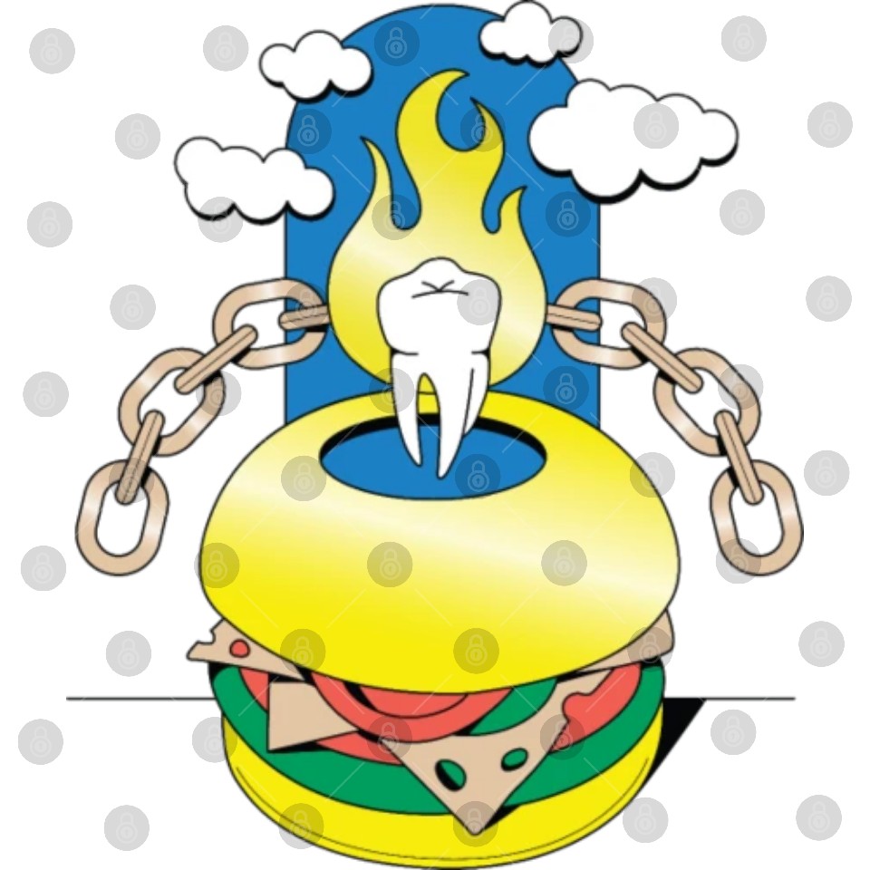 Burger and teeth Burger and teeth inspiration stor Digital Files | ID ...