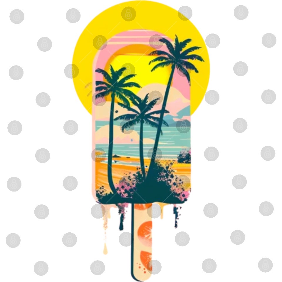 Tropical Summer Sunset Sweets Paradise Digital Files | ID 104769952 by ...