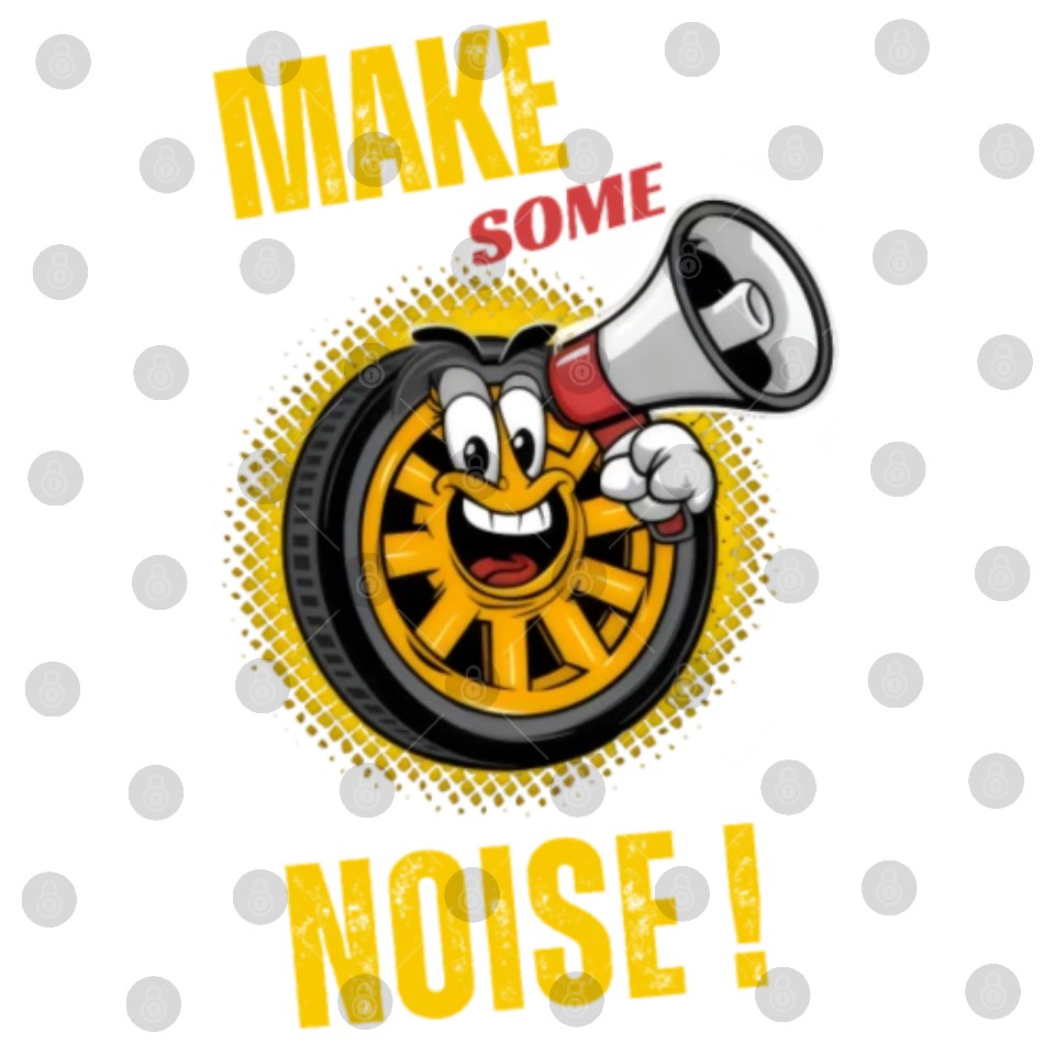 Squeaky Wheel Encourages Loud Expressions Digital Files | ID 61907682 ...