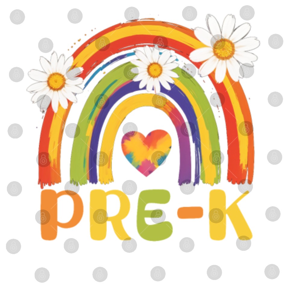 Pre-K Rainbow Back to School Pre-K Teachers Digital Files | ID ...
