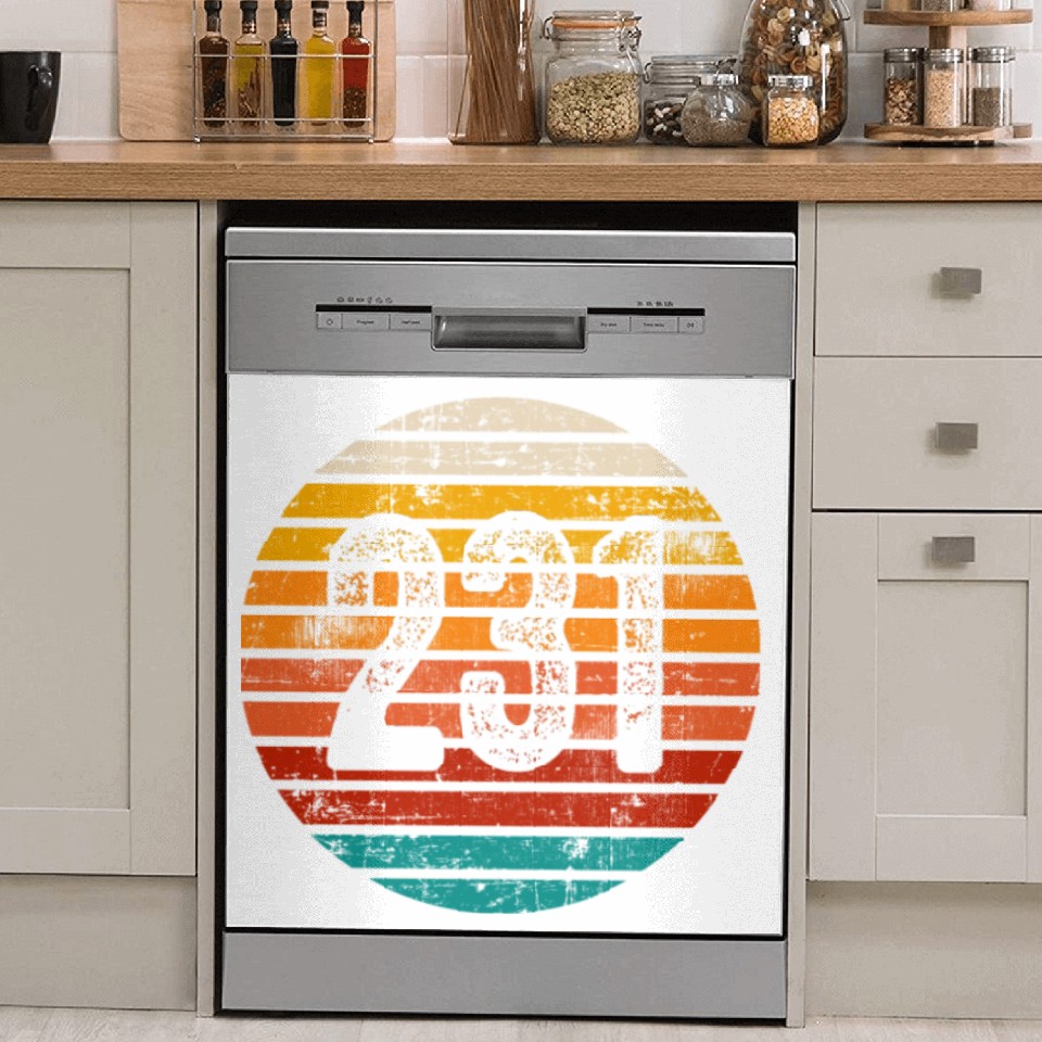 Distressed Vintage Sunset 231 Area Code Dish Washer Covers | ID ...