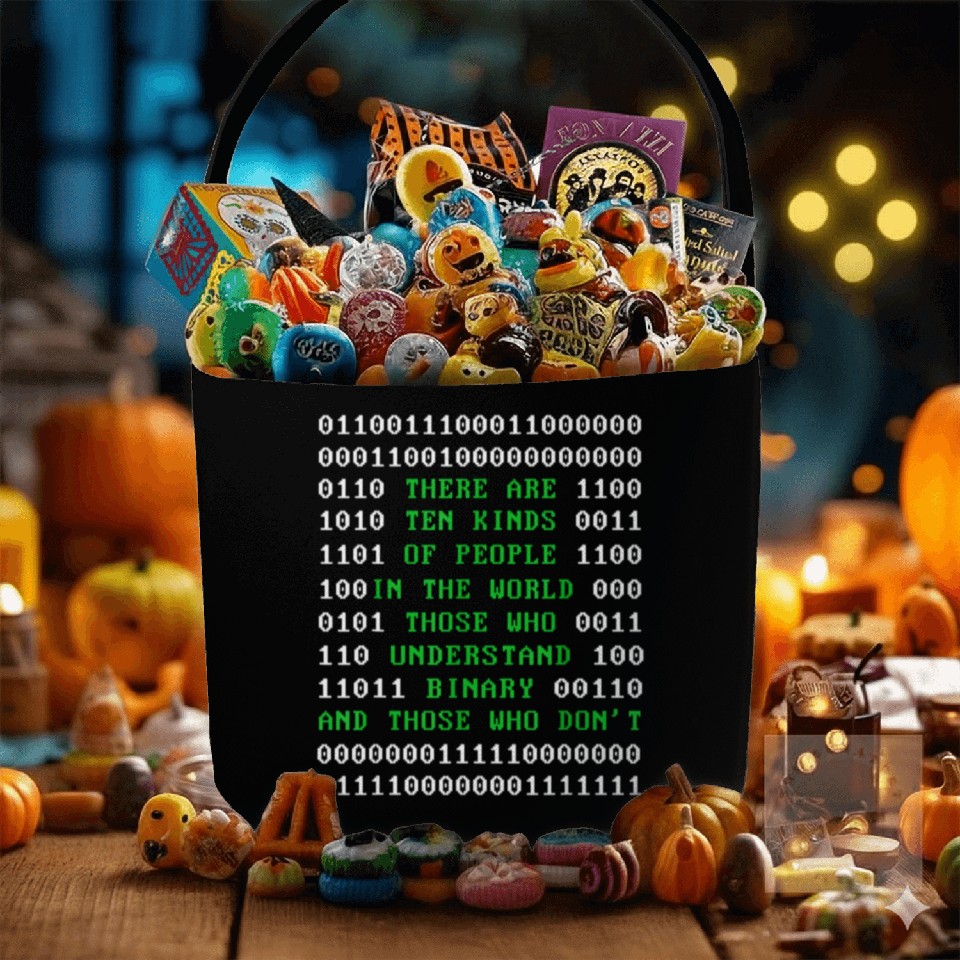 There are 10 kinds of people funny binary code com Fabric Baskets | ID ...