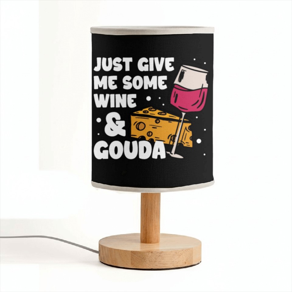 Gouda Cheese Slices charcuterie cheese board Fabric Lamps | ID 49421351 ...