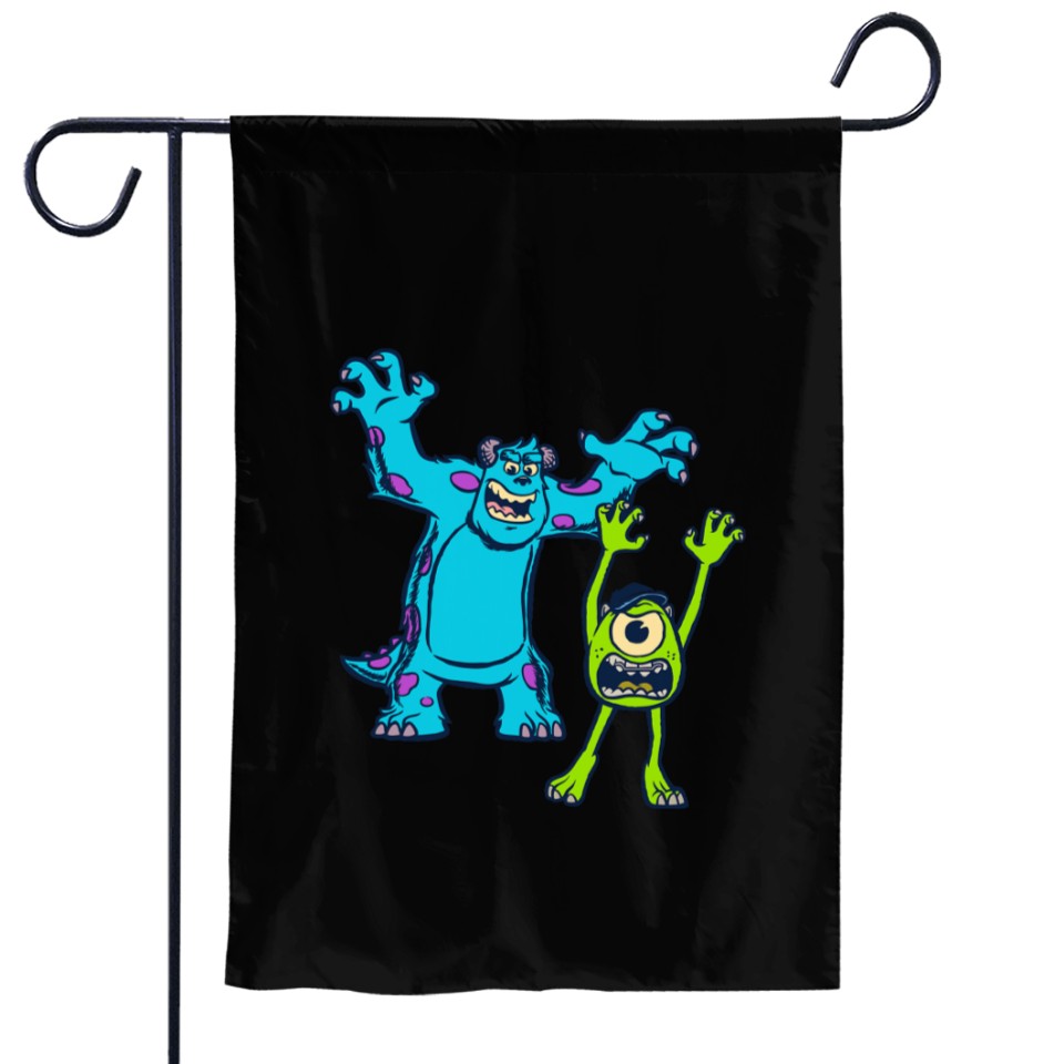 Disney Pixar Monsters University Sulley and Mike House Flags | ID ...