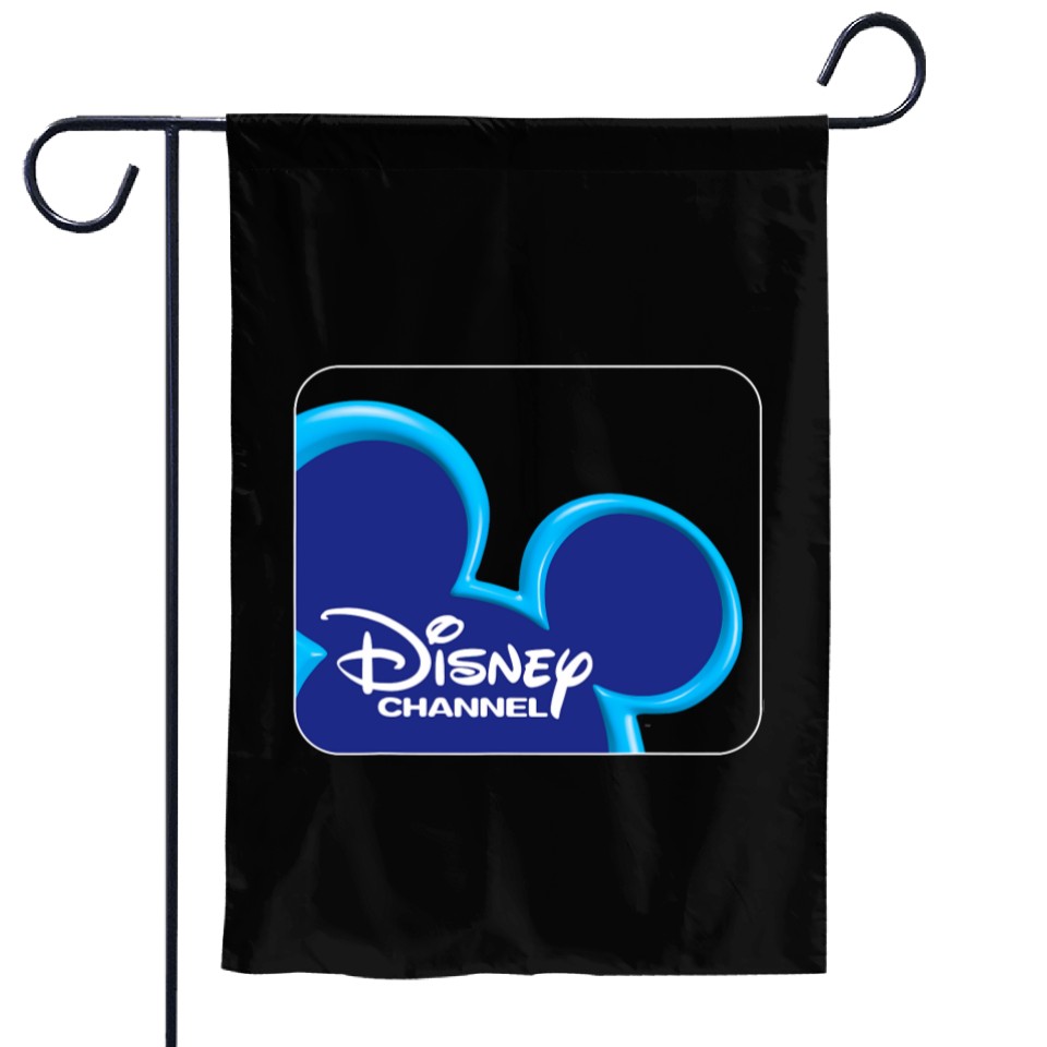 Disney Channel Mickey Mouse Blue Retro 2000s Logo House Flags | ID ...
