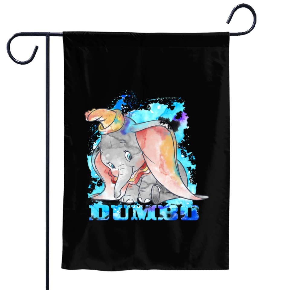 Disney Dumbo Watercolor Portrait Garden Flags | ID 21809367 by Tom ...