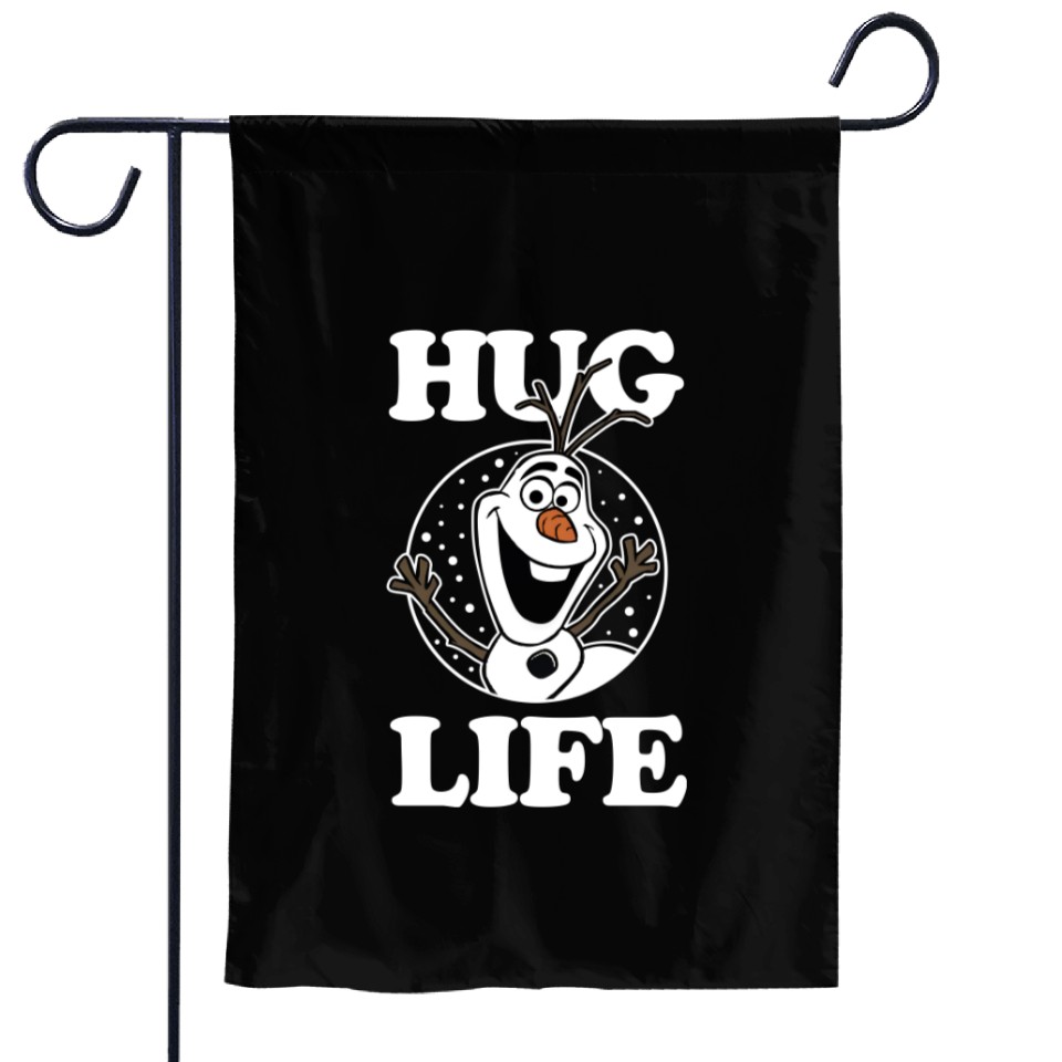 Disney Frozen Olaf Hug Life Portrait Garden Flags Disney Family Trip ...