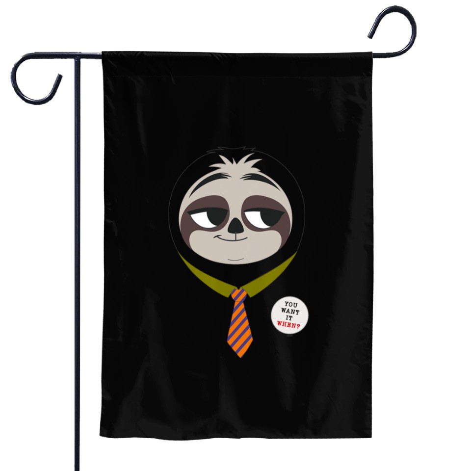 Disney Zootopia Flash the Sloth Face House Flags | ID 21892314 by ...