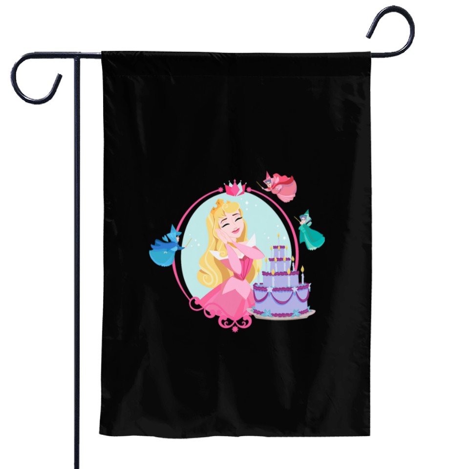 Disney Princess Aurora Sleeping Beauty Birthday House Flags | ID ...