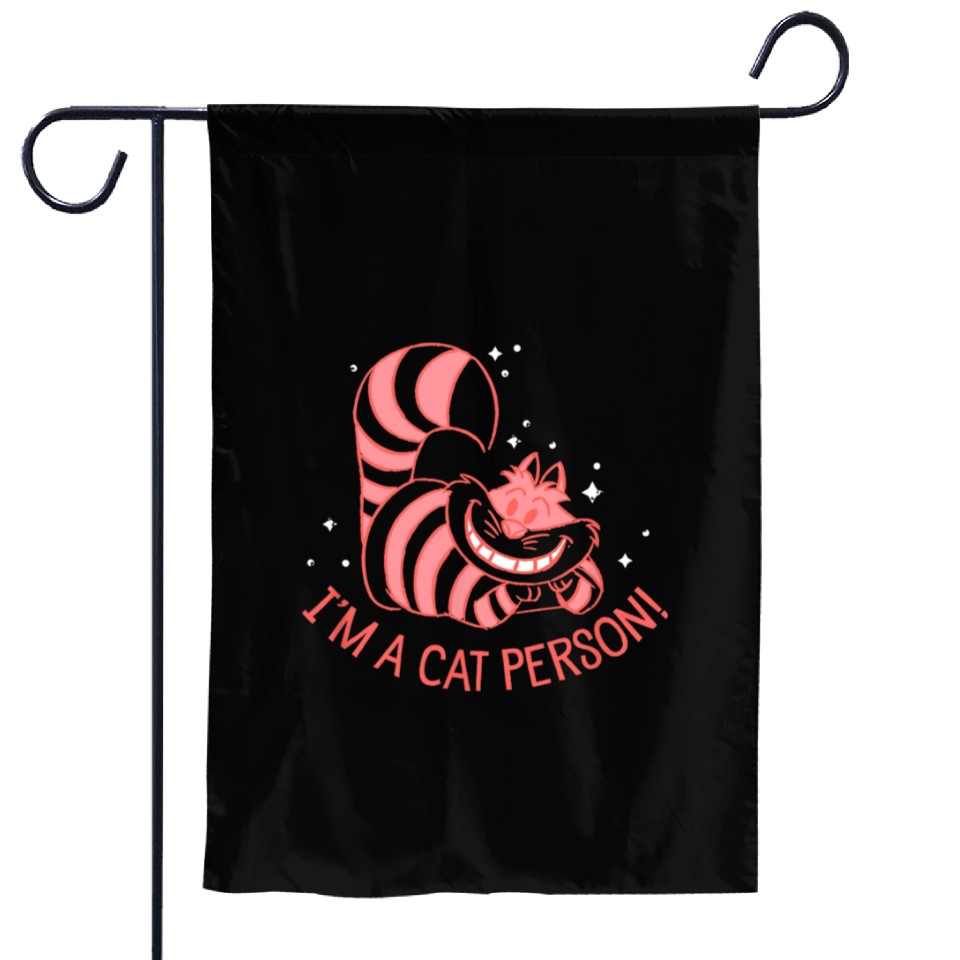 Disney Alice In Wonderland Cheshire Cat I'm A Cat Person House Flags ...