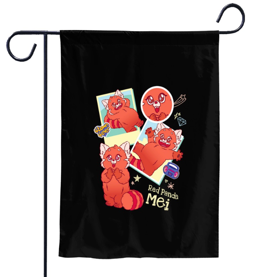 Disney and Pixars Turning Red Panda Mei Cute 4 Town 4Ever Garden Flags ...