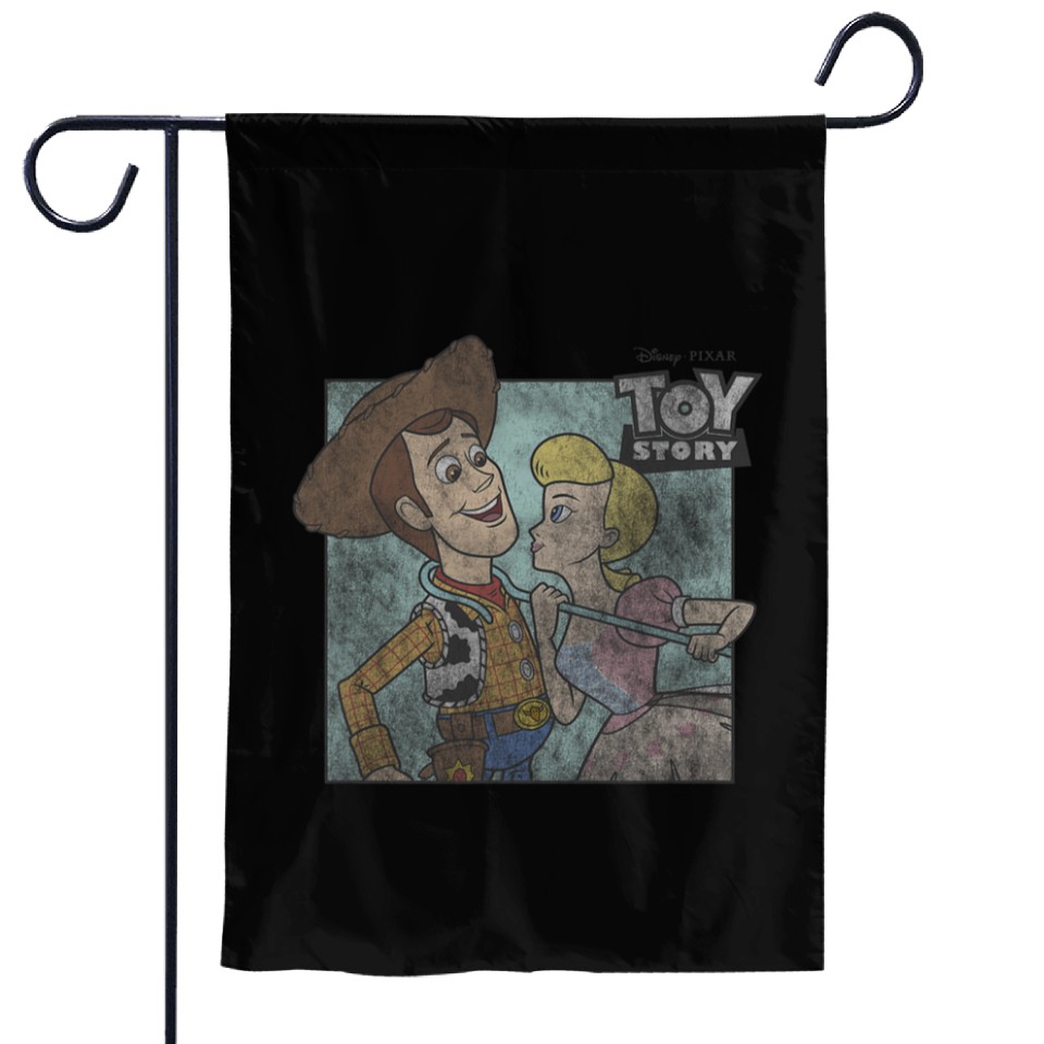 Disney Pixarss Toy Story Woody Bo Peep Retro Look Garden Flags | ID ...
