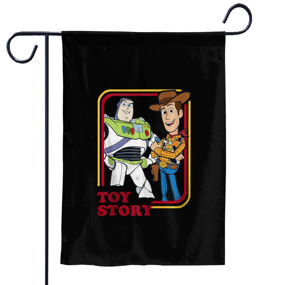Disneys Pixars toy story buzz lightyear woody buds Garden Flags | ID ...