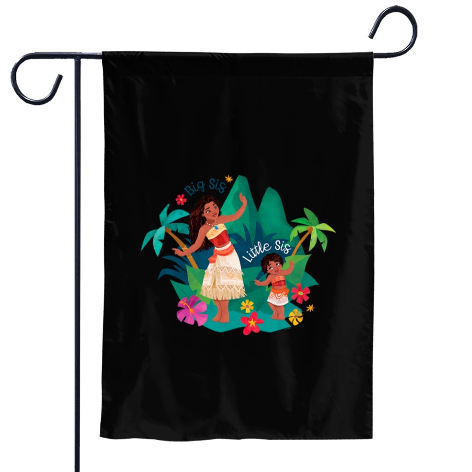 Disney Moana 2 Sisters Moana Simea Big Sis & Little Sis House Flags ...