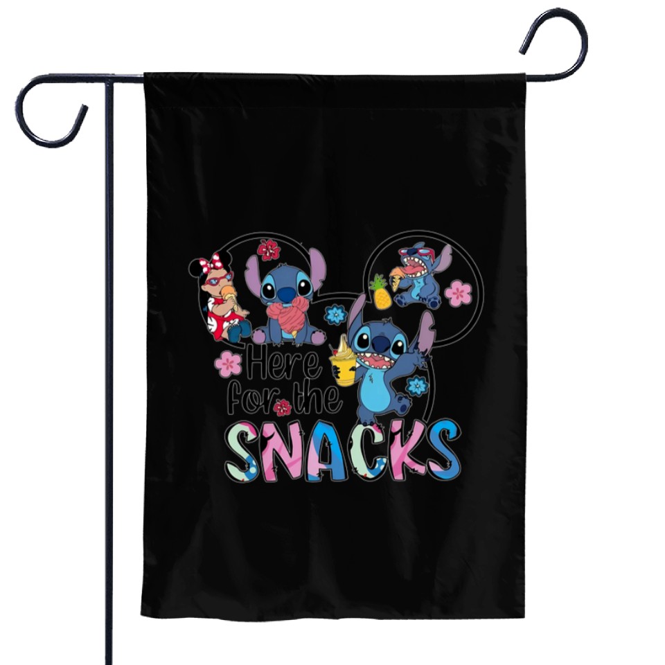 Disney Stitch Garden Flags, Disney Stitch Snack Garden Flags | ID ...