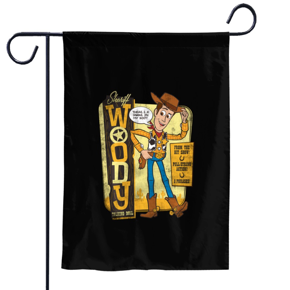 Disney Pixar Toy Story Sheriff Woody Talking Doll House Flags | ID ...