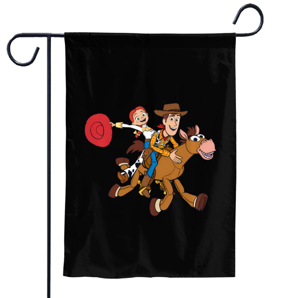 Disney And Pixars Toy Story Woody Jessie Bullseye House Flags | ID ...