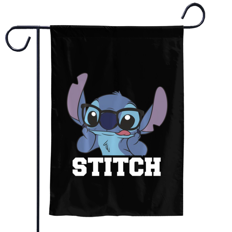 Disney Lilo Stitch Nerdy Stitch Portrait House Flags | ID 22745436 by ...