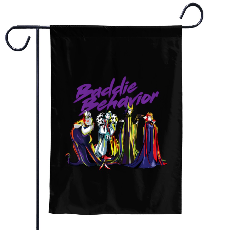 Disney Villains Baddie Behavior House Flags | ID 22746438 by Craig ...