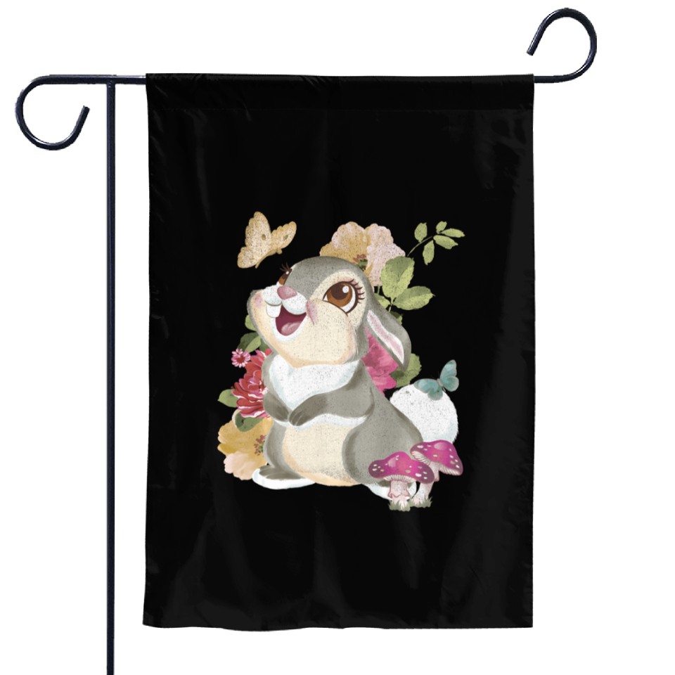 Disney Bambi Thumper Vintage Floral Portrait House Flags | ID 22789977 ...