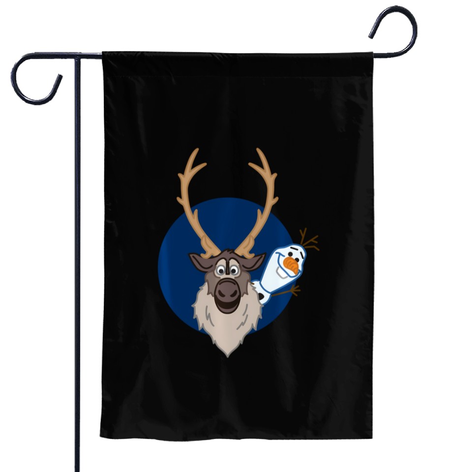 Disney Frozen 2 Olaf And Sven House Flags | ID 22843550 by & g Lumber ...