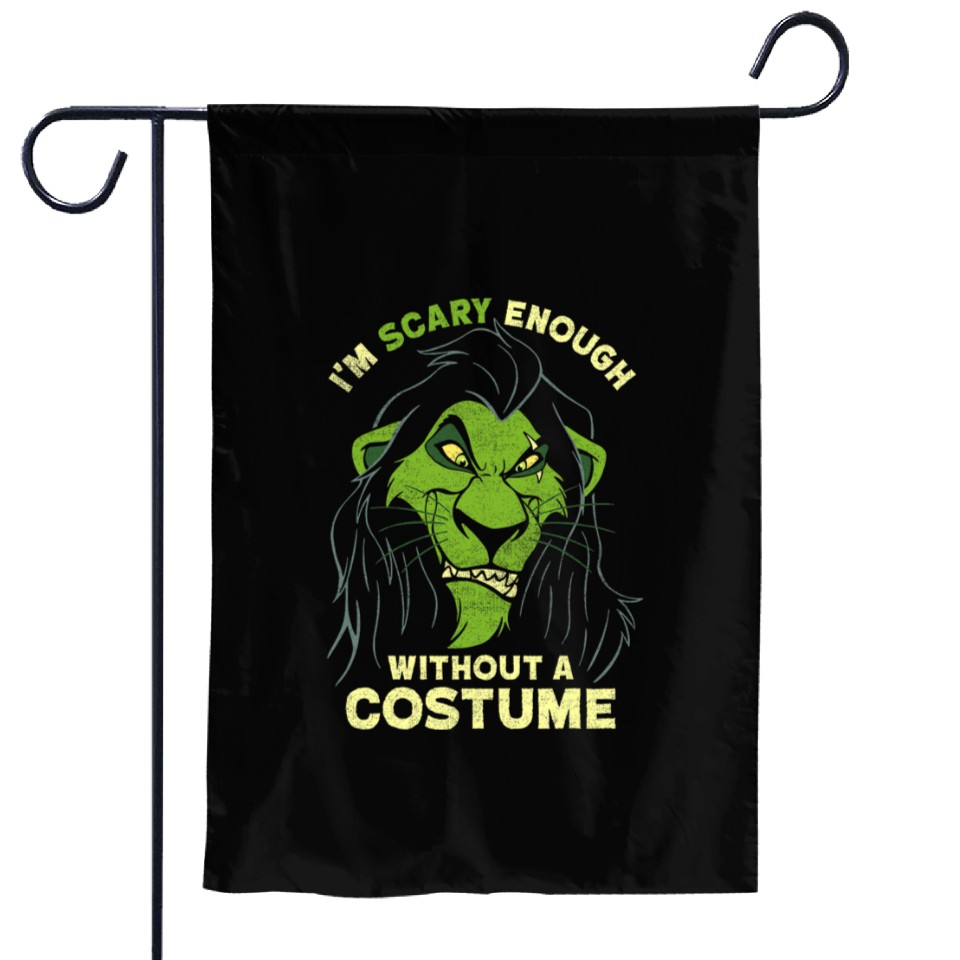 Disney The Lion King Scar Scary Enough Halloween House Flags | ID ...