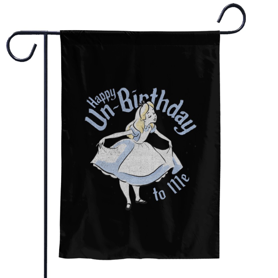 Disney Alice In Wonderland Alice Happy Un-Birthday To Me House Flags ...