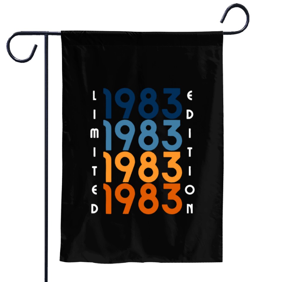 40 Years Vintage 1983 Retro 40th Birthday Garden Flags | ID 68062982 by ...