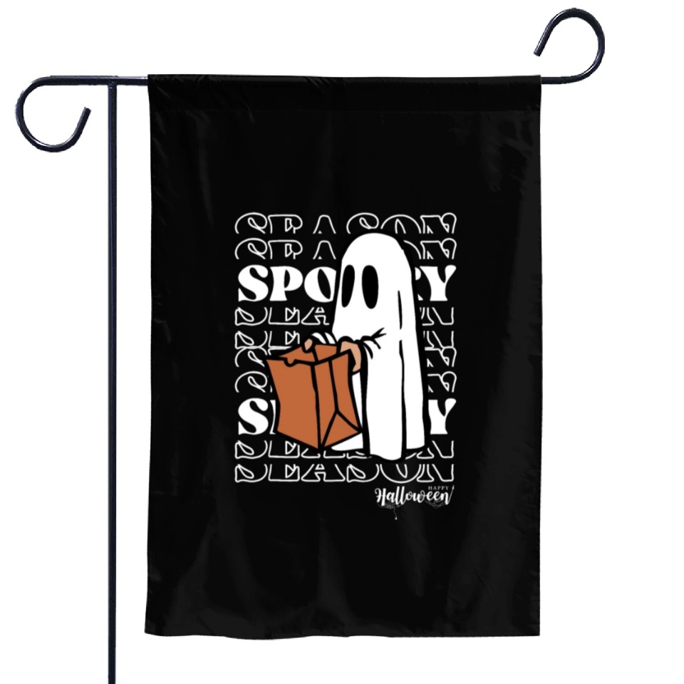 Spooky Halloween Ghost Trick or Treat Garden Flags | ID 76238630 by ...