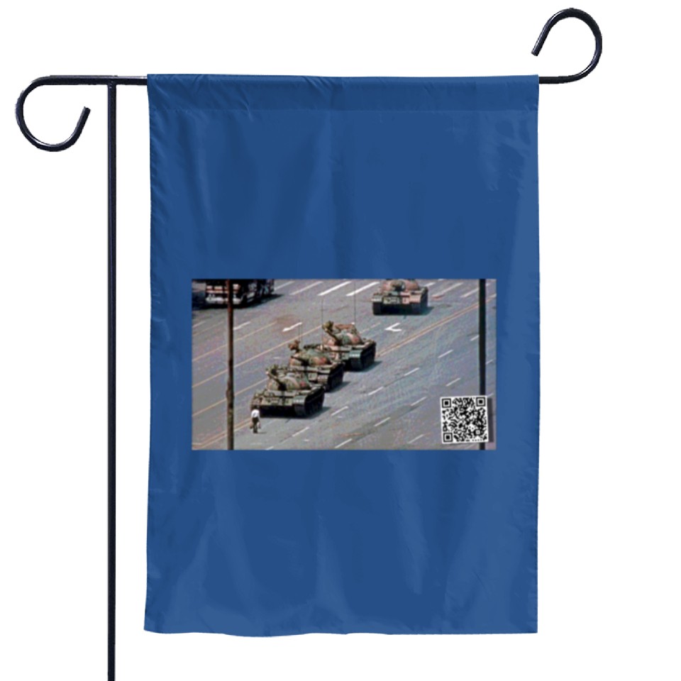 Tank Man Tiananmen Square Massacre Genocide CCP Garden Flags | ID ...
