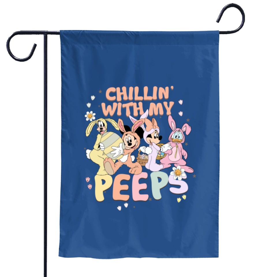 Disney Easter Garden Flags, Chilling With The Peeps Disney, Mickey ...