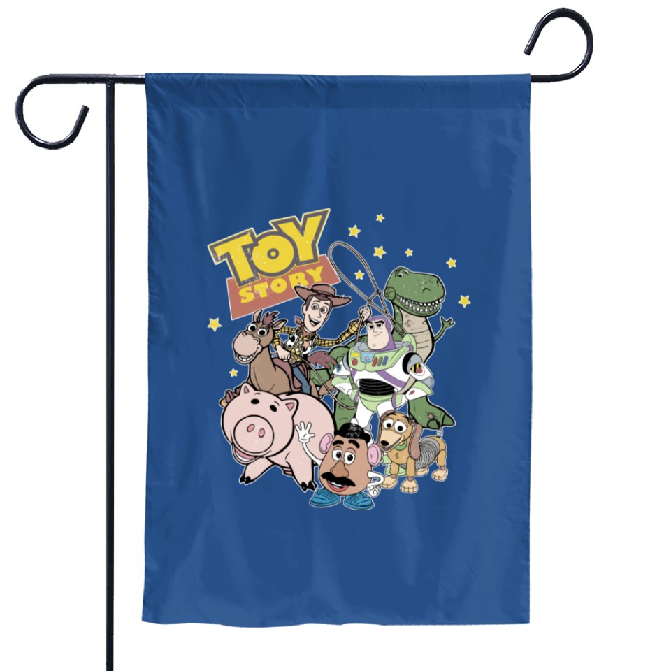 Retro Disney Toy Story Garden Flags, Vintage Toy Story Garden Flags ...