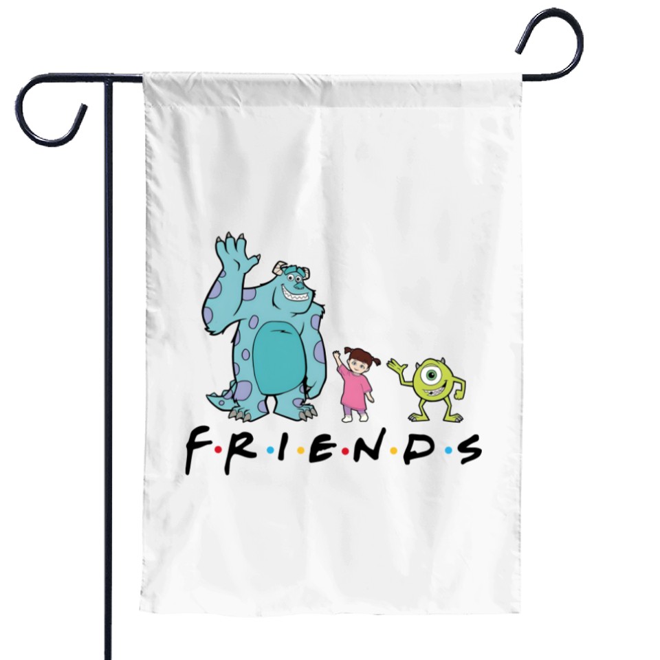 Disney Friends Garden Flags, Monsters University Garden Flags, Funny ...