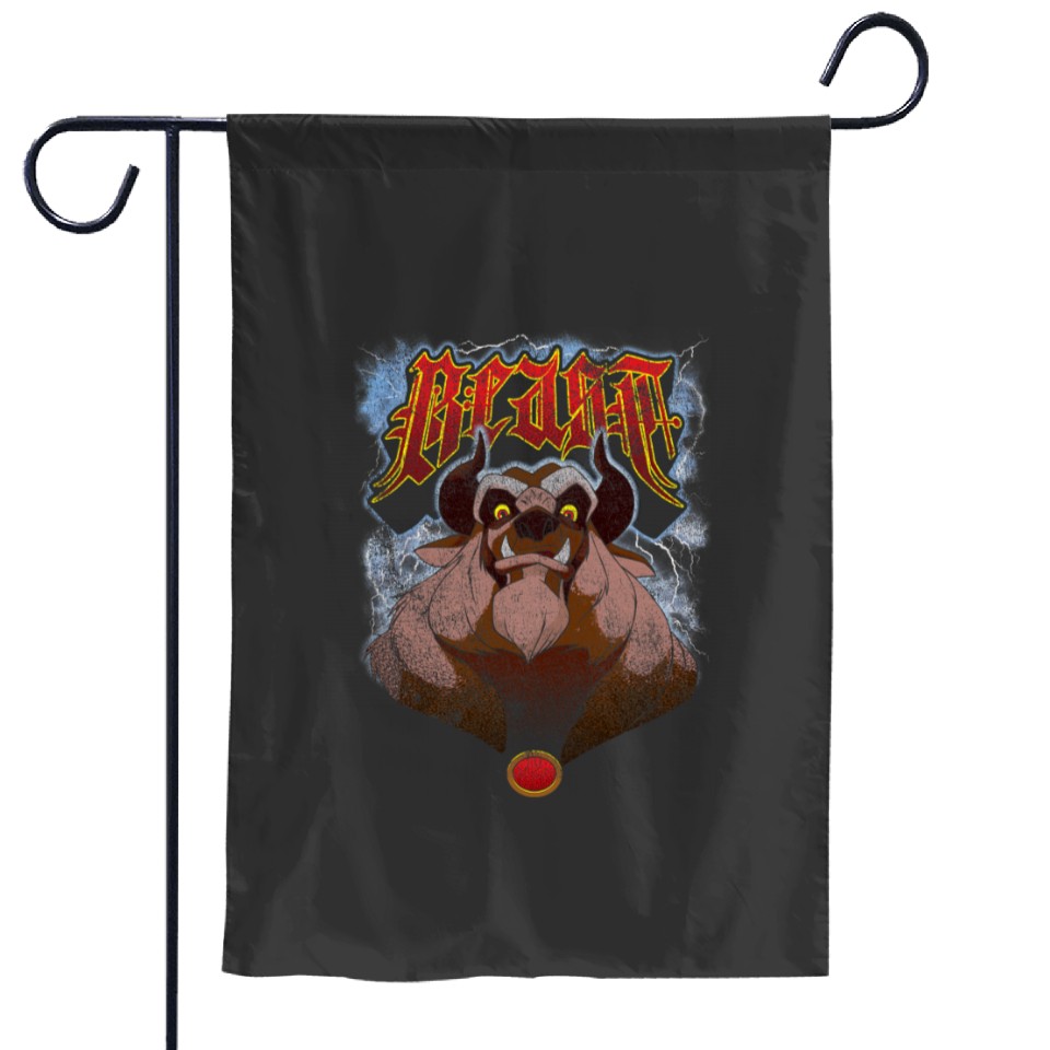 Disney Beauty And The Beast Angry Beast Portrait Garden Flags | ID ...