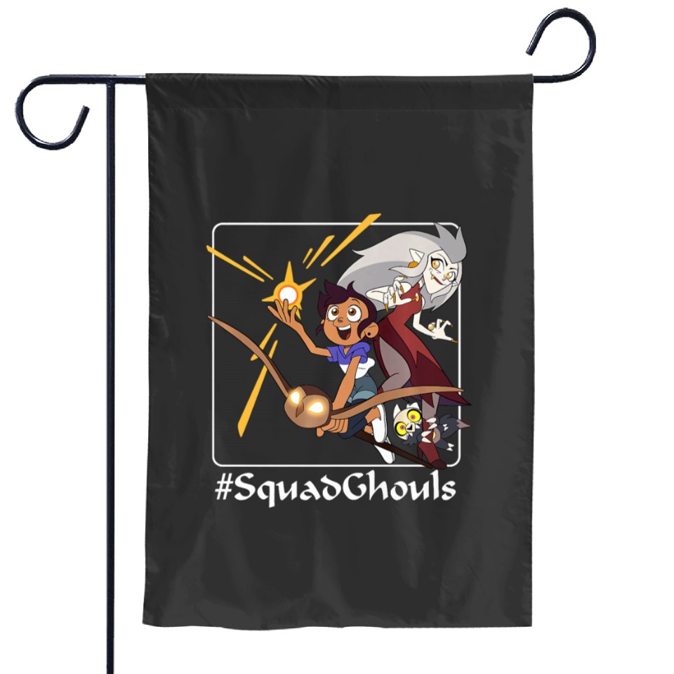 Disney Channel The Owl House SquadGhouls Premium Garden Flags | ID ...