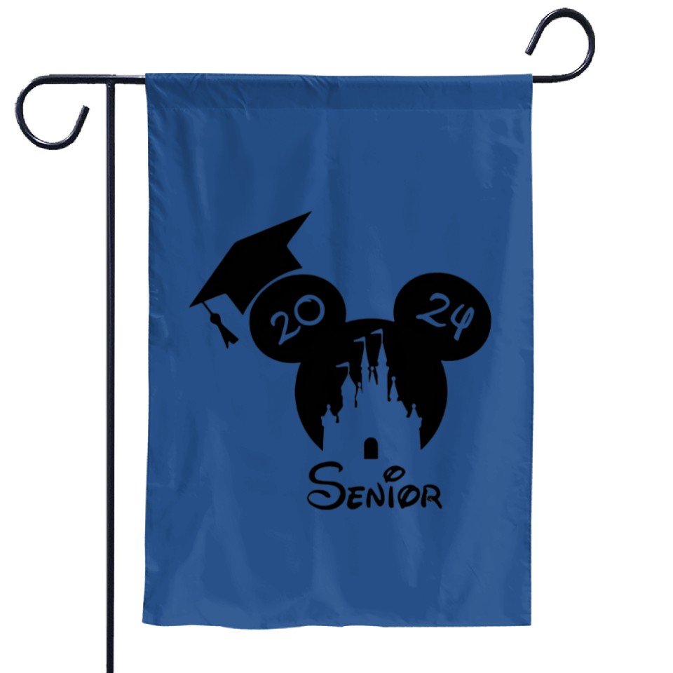 Disney Senior 2024 Graduation Garden Flags, Mickey Graduate Garden ...
