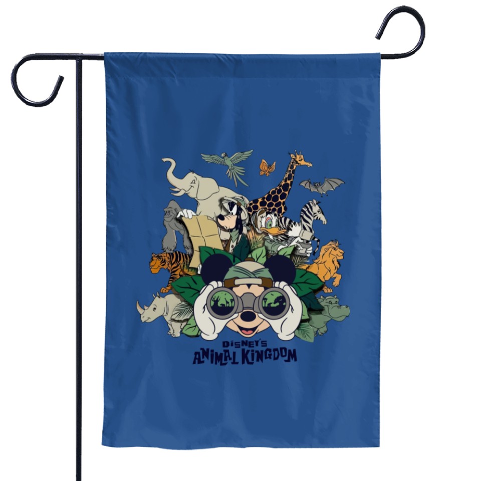 Disney Animal Kingdom Garden Flags, Vintage Animal Kingdom Garden Flags ...