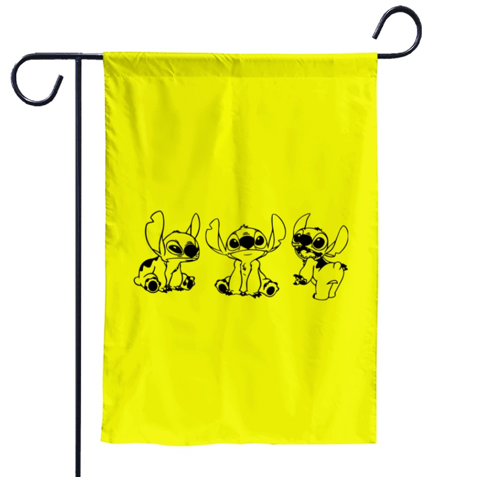 Stitch Garden Flags, Disney Garden Flags, Disney Stitch Garden Flags ...
