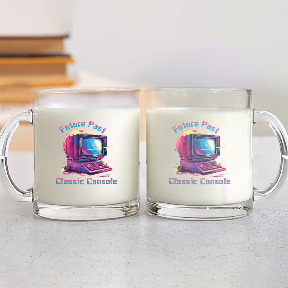 Future Past Classic Console – Retro Tech Glass Mugs | ID 91316555 by ...