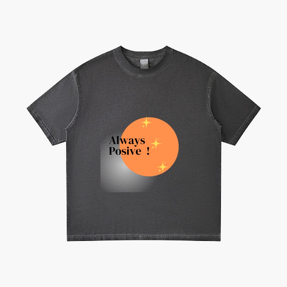 Positive attitude Gradient T Shirts | ID 39557574 by Camila Fernandes ...